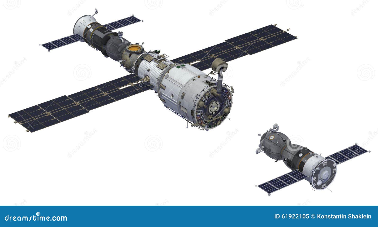Space Station White Background