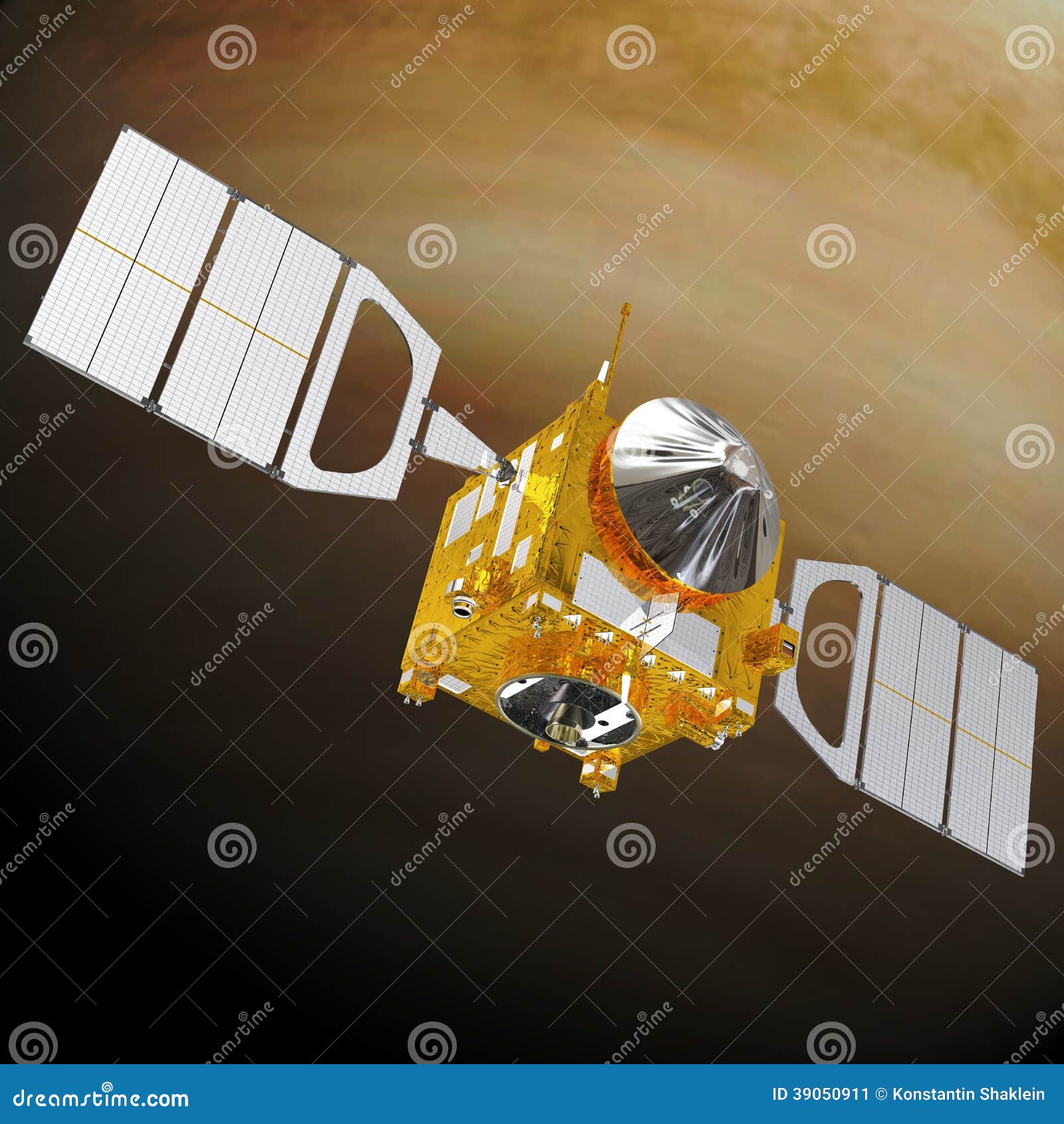 Space Station Venus Express Stock Illustration - Illustration of ...