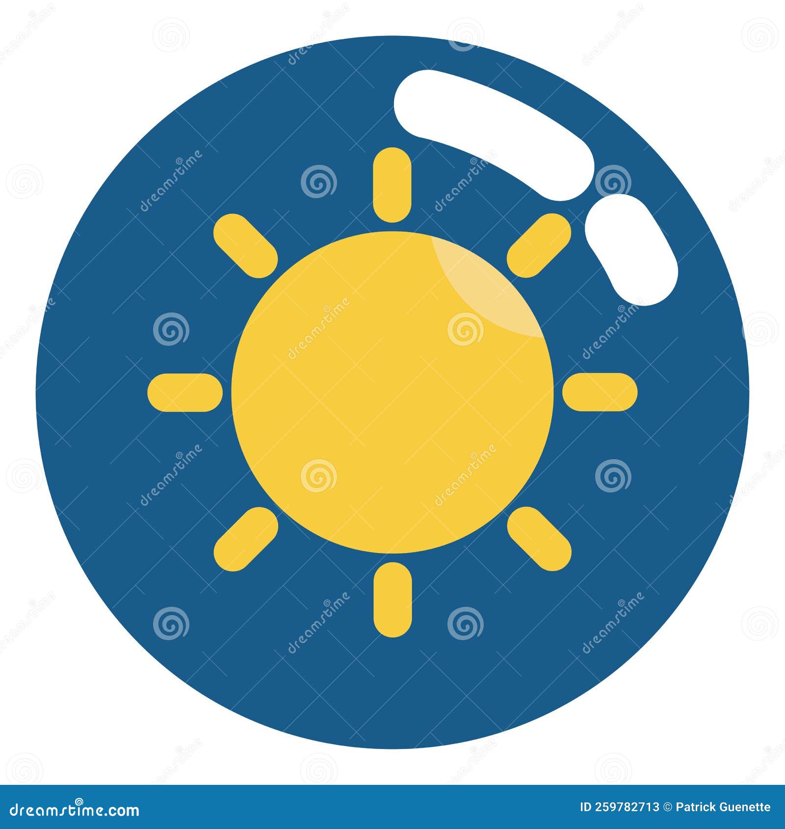 Space sun, icon stock vector. Illustration of vector - 259782713