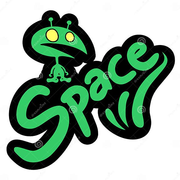 Space symbol alien stock vector. Illustration of alien - 31863399