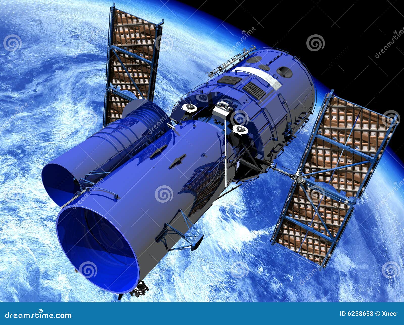 Space Telescope Royalty-Free Stock Image | CartoonDealer.com #11858176