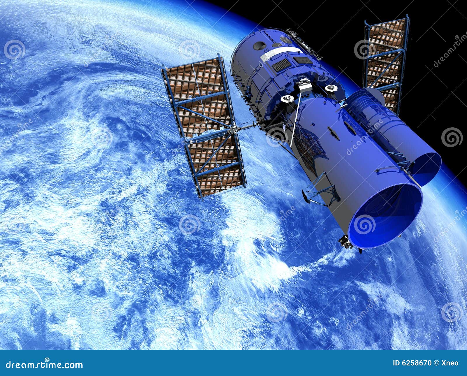 Space Telescope Royalty-Free Stock Photography | CartoonDealer.com #1256015