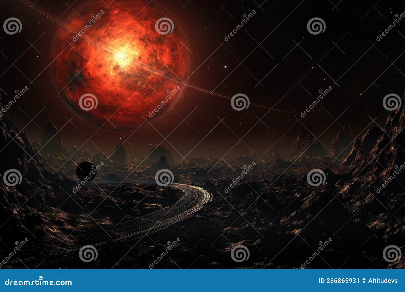 Space Telescope Scanning Distant Exoplanets Stock Image - Image of ...