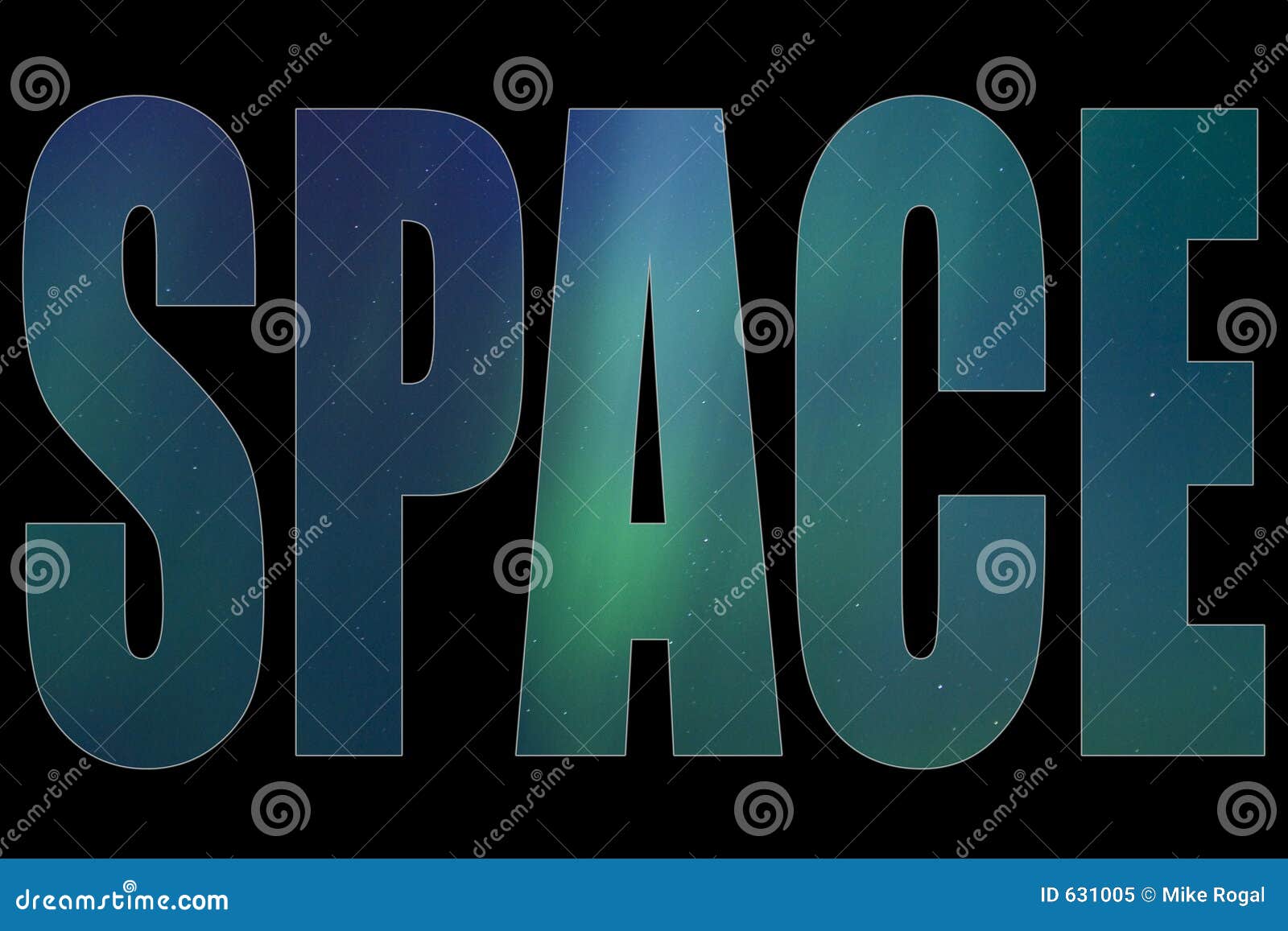 Space Text stock illustration. Illustration of phenomenon - 631005