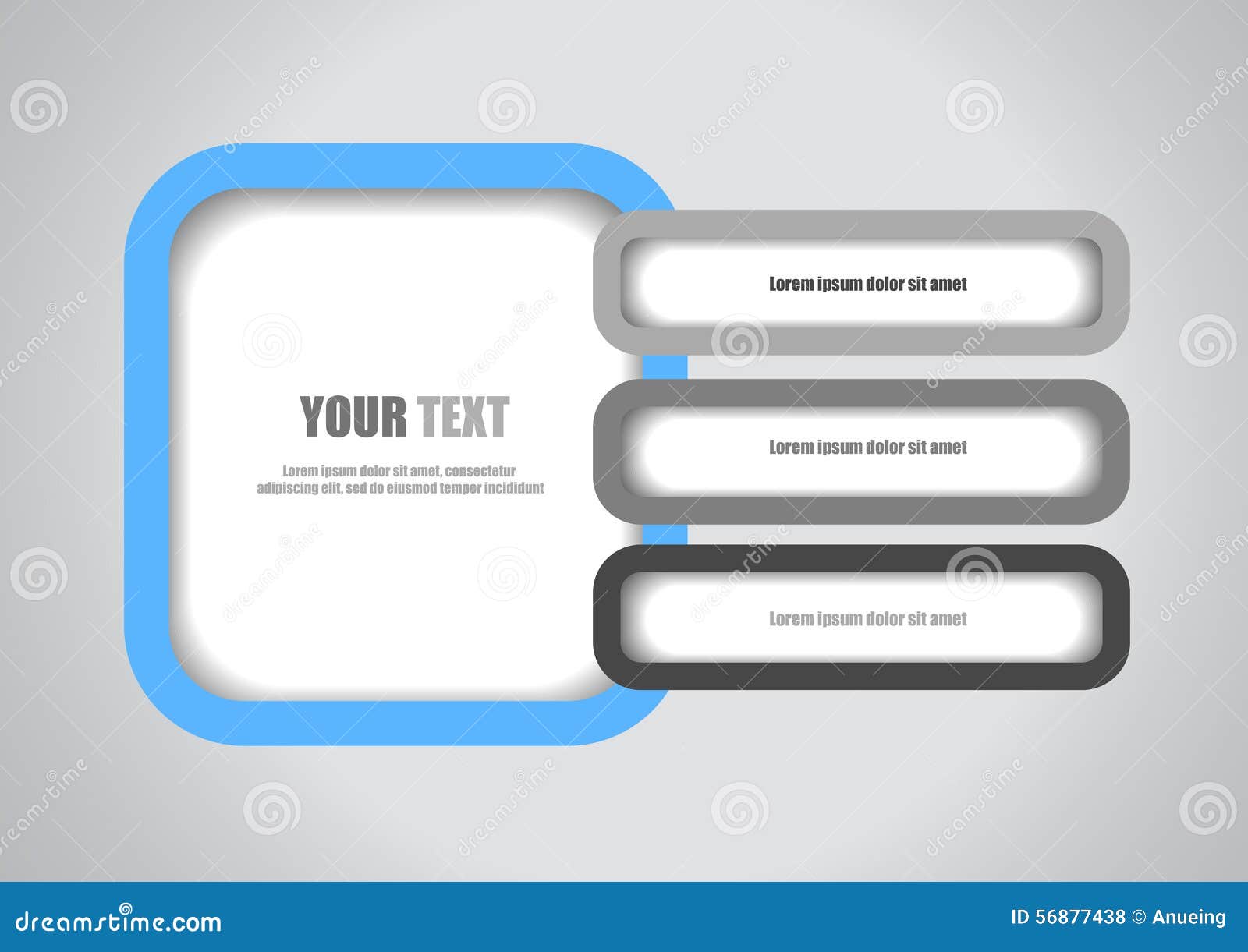 Space for Text in Square Abstract Background Stock Vector ...