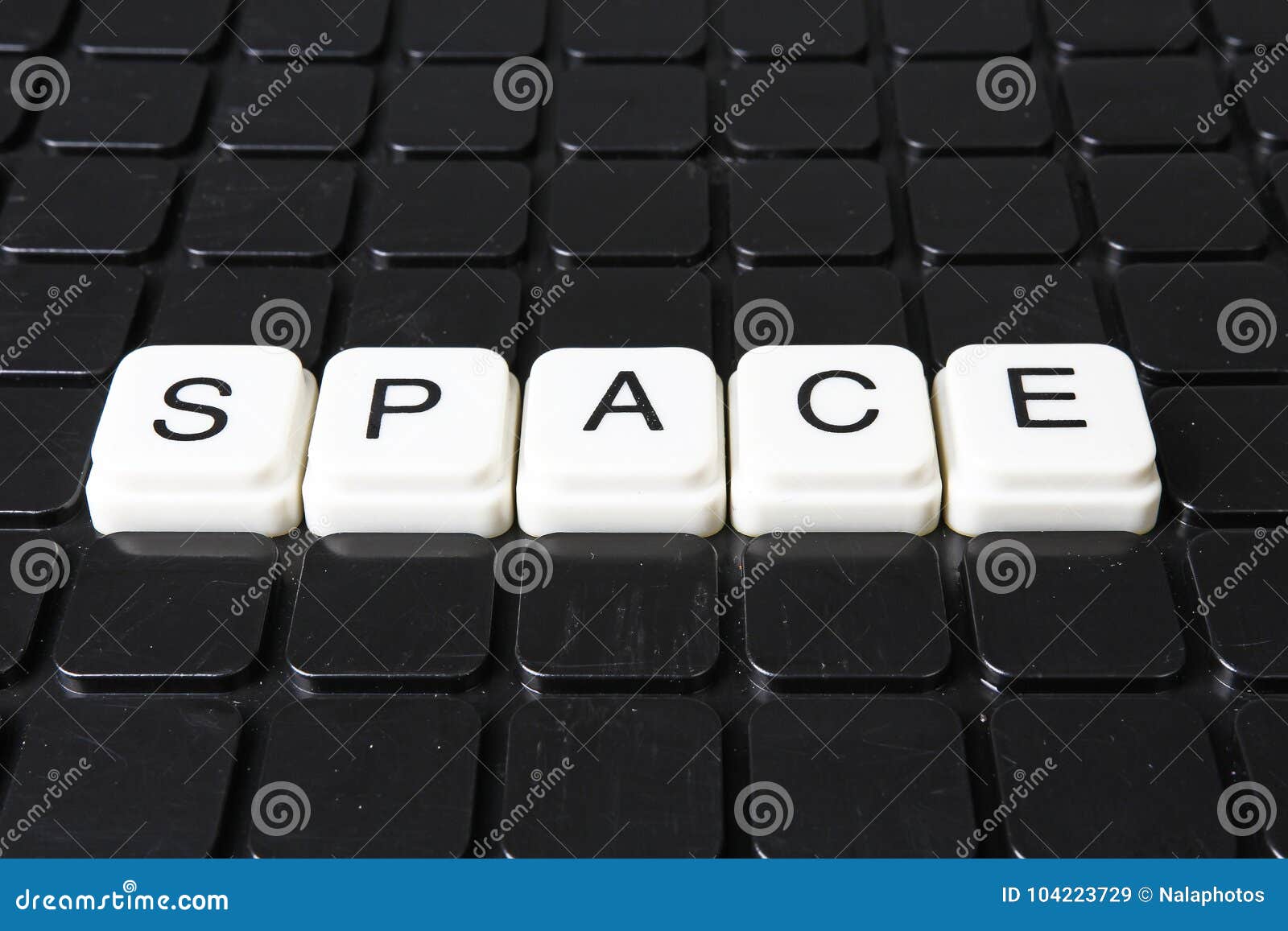 Space Text Word Crossword. Alphabet Letter Blocks Game Texture ...