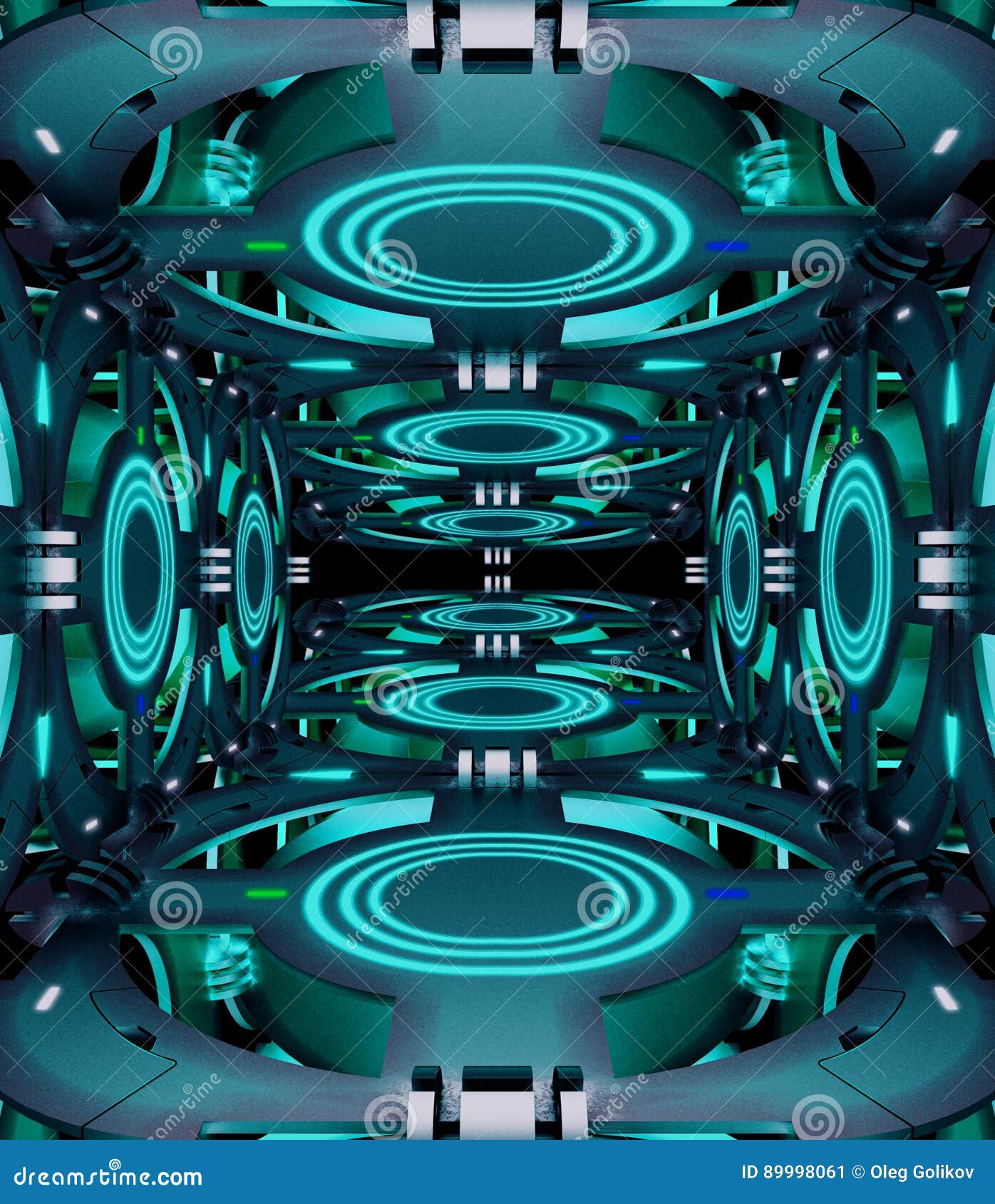 Space Theme Abstract Background. Creative Design. 3D Illustration ...