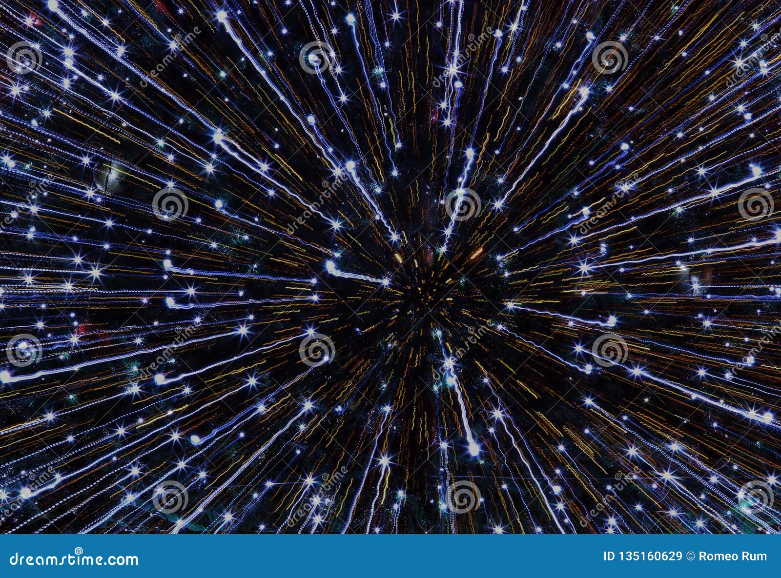 Space Theme. Zooming Effect Style. Stock Image - Image of illuminations ...