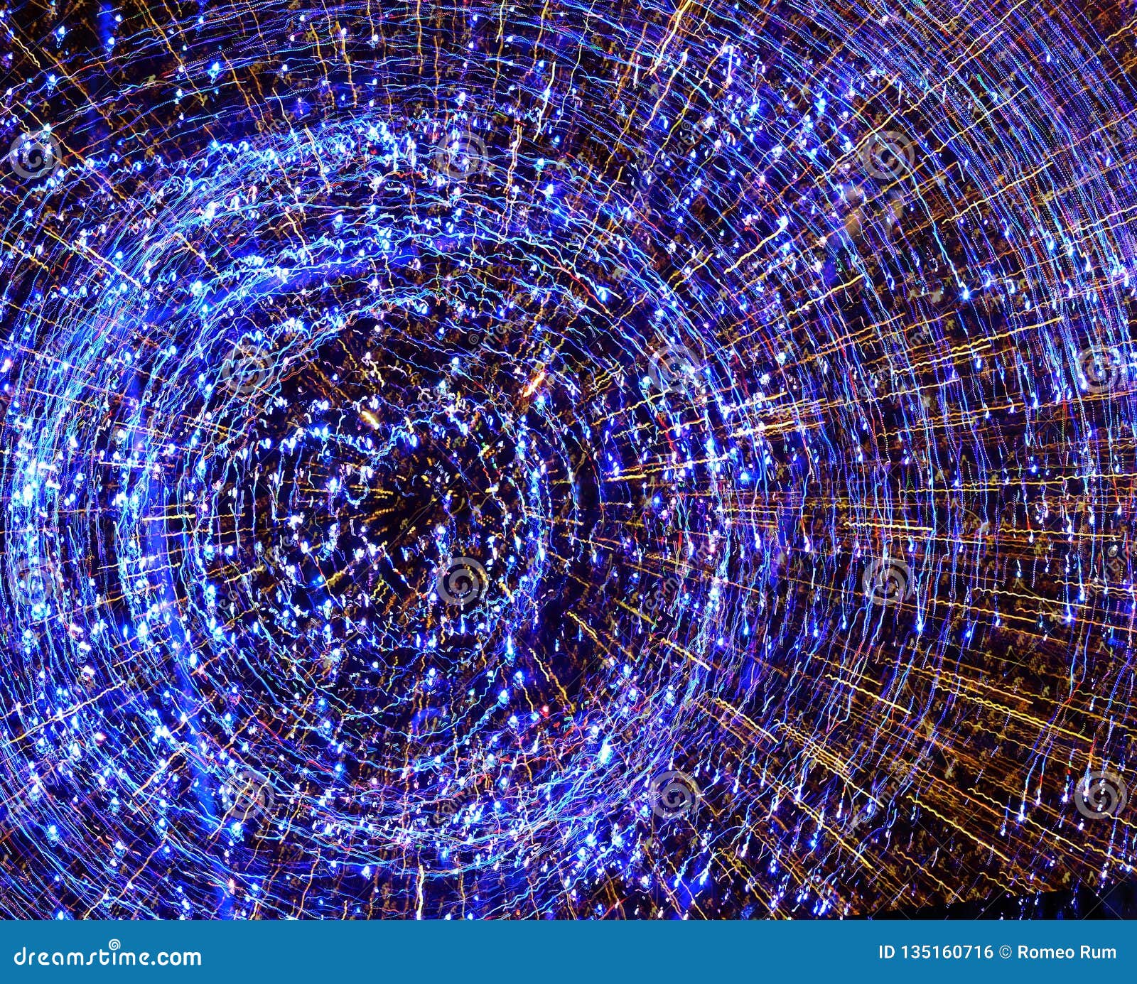 Space Theme. Zooming Effect Style. Stock Photo - Image of long ...