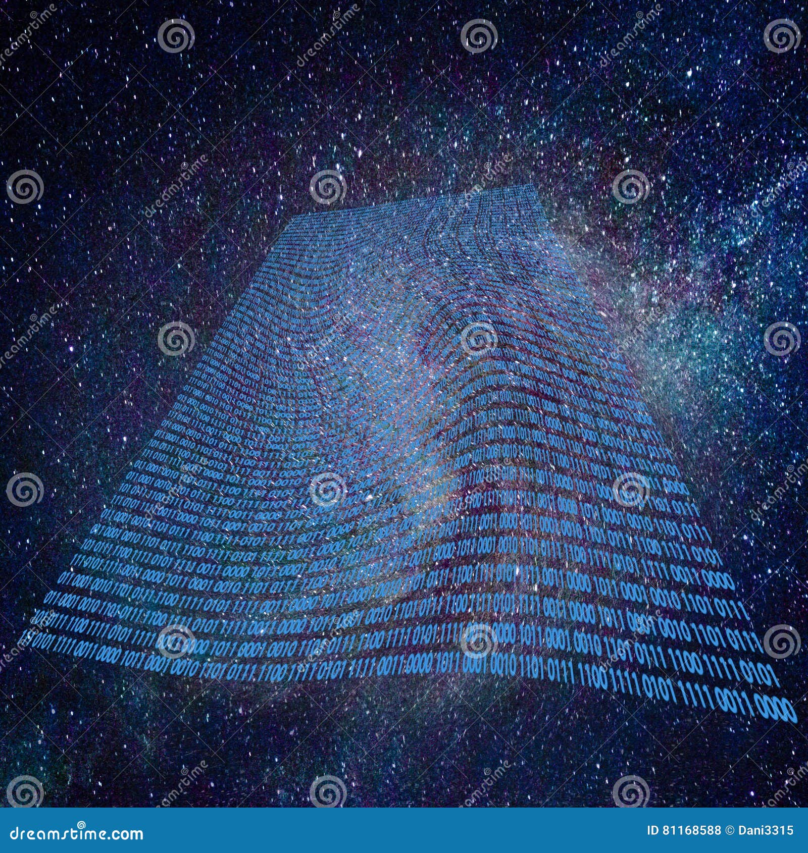 Space - Time Fabric. Time Warp - Time Dilation Stock Illustration ...