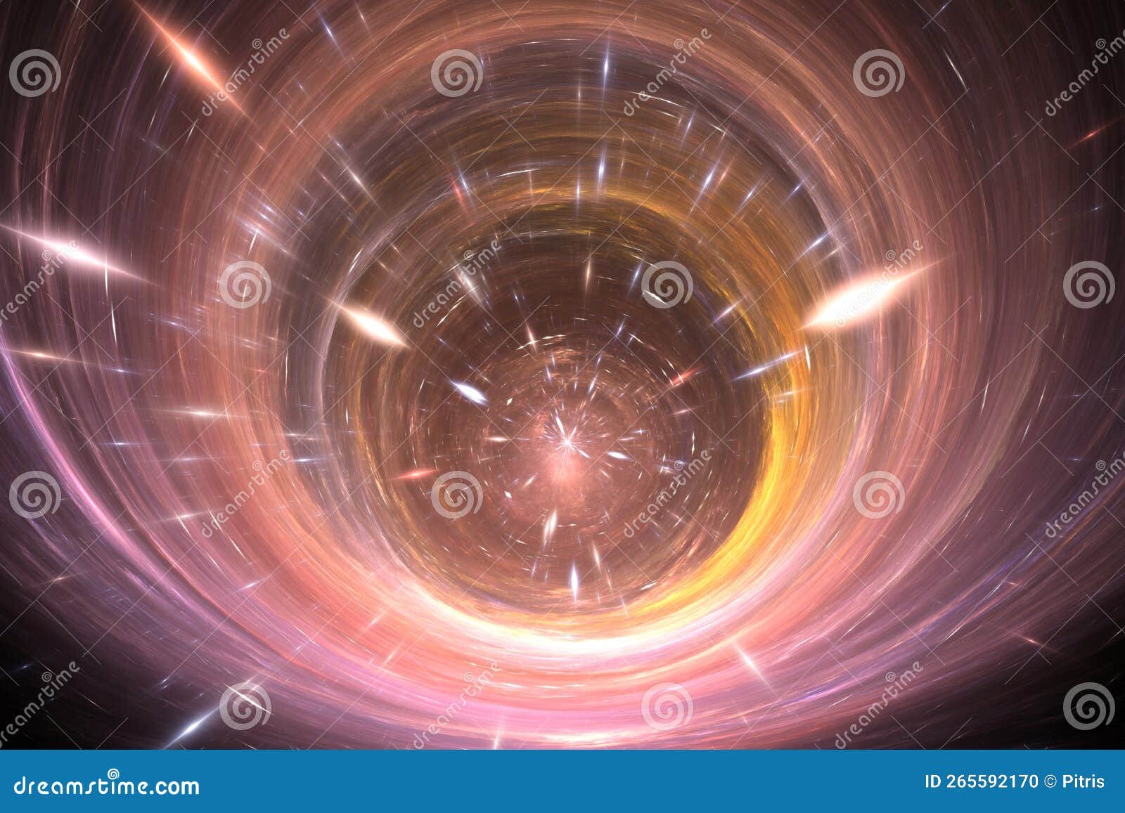Interstellar Travel And Dimensional Portals, Spaceships Exploring New ...