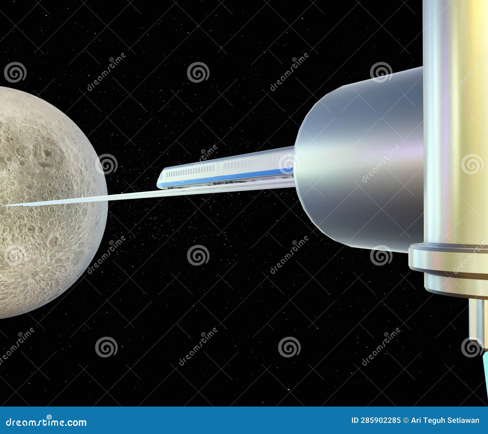 Space Train, Interplanetary Transportation with Railway Connected ...