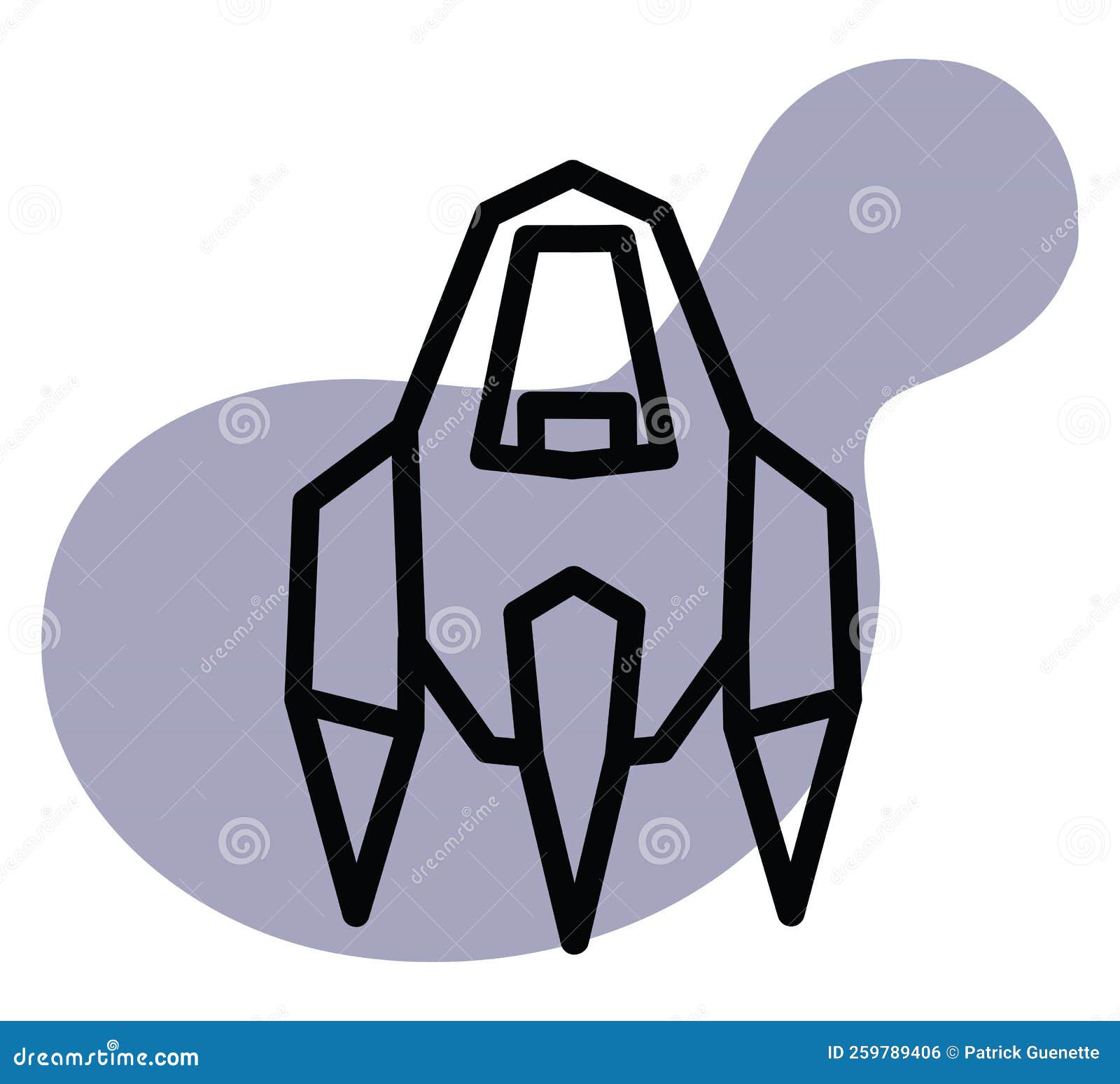 Space Travel Ship, Icon Icon Stock Vector - Illustration of concept ...