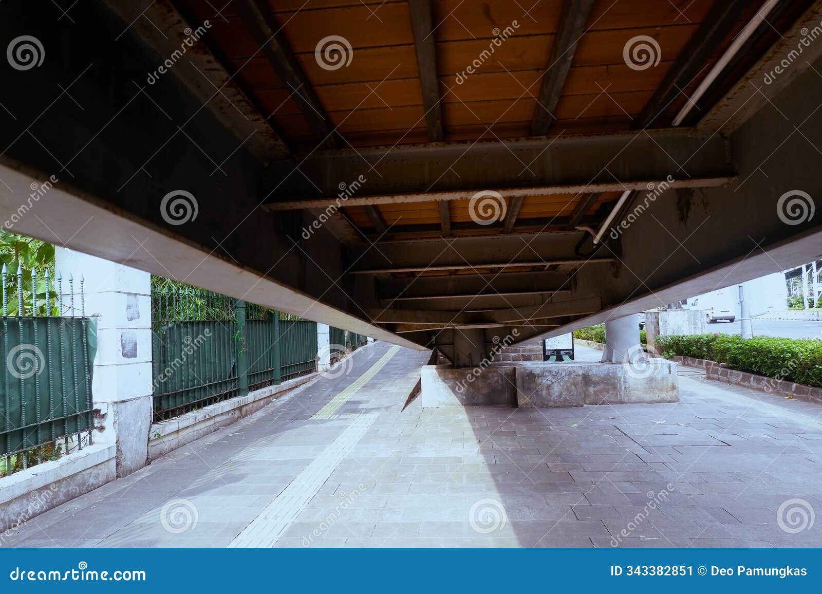 Space Under the Train Stairs Stock Image - Image of building, symmetry ...