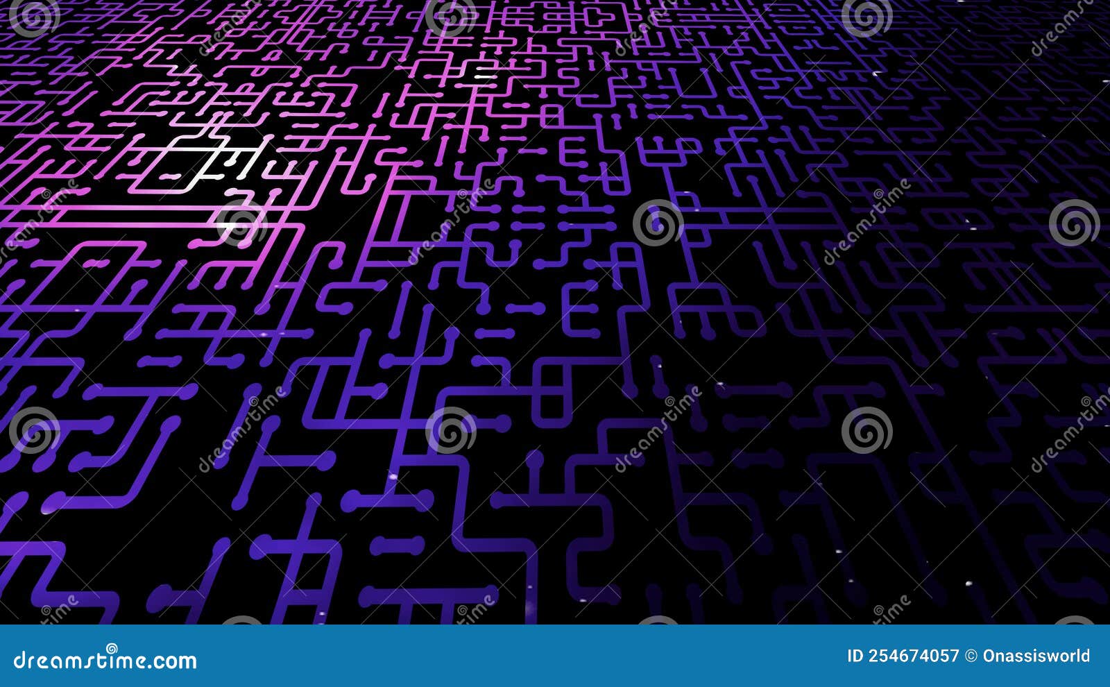 Space Universe Cosmos Technology PCB Abstract Background Stock ...