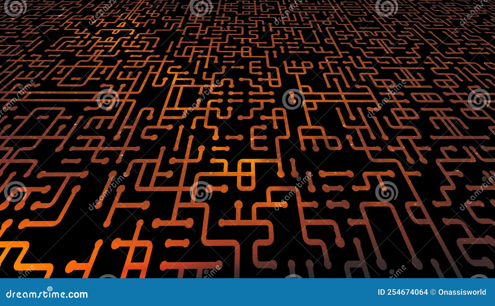 Space Universe Cosmos Technology PCB Abstract Background Stock ...