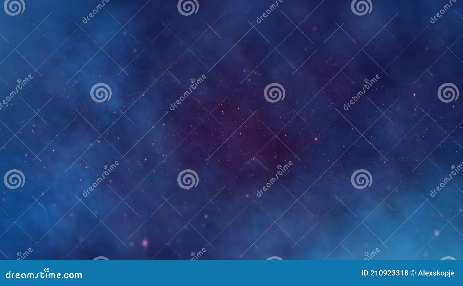 Space Universe with Stars and Galaxies Moving Stock Illustration ...
