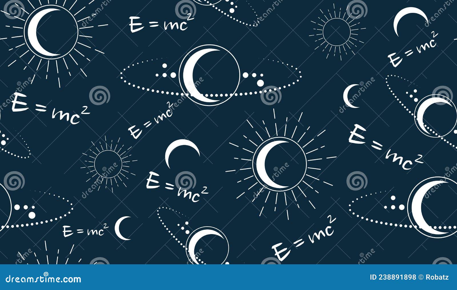 Physical Formula Of Mass And Energy Equivalence Royalty-Free Stock ...