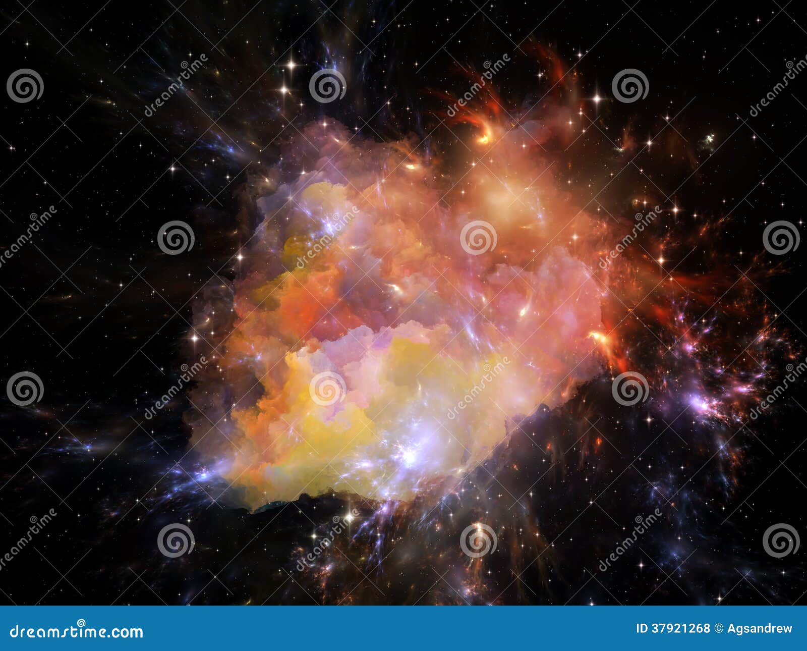 Space Vision stock illustration. Illustration of black - 37921268