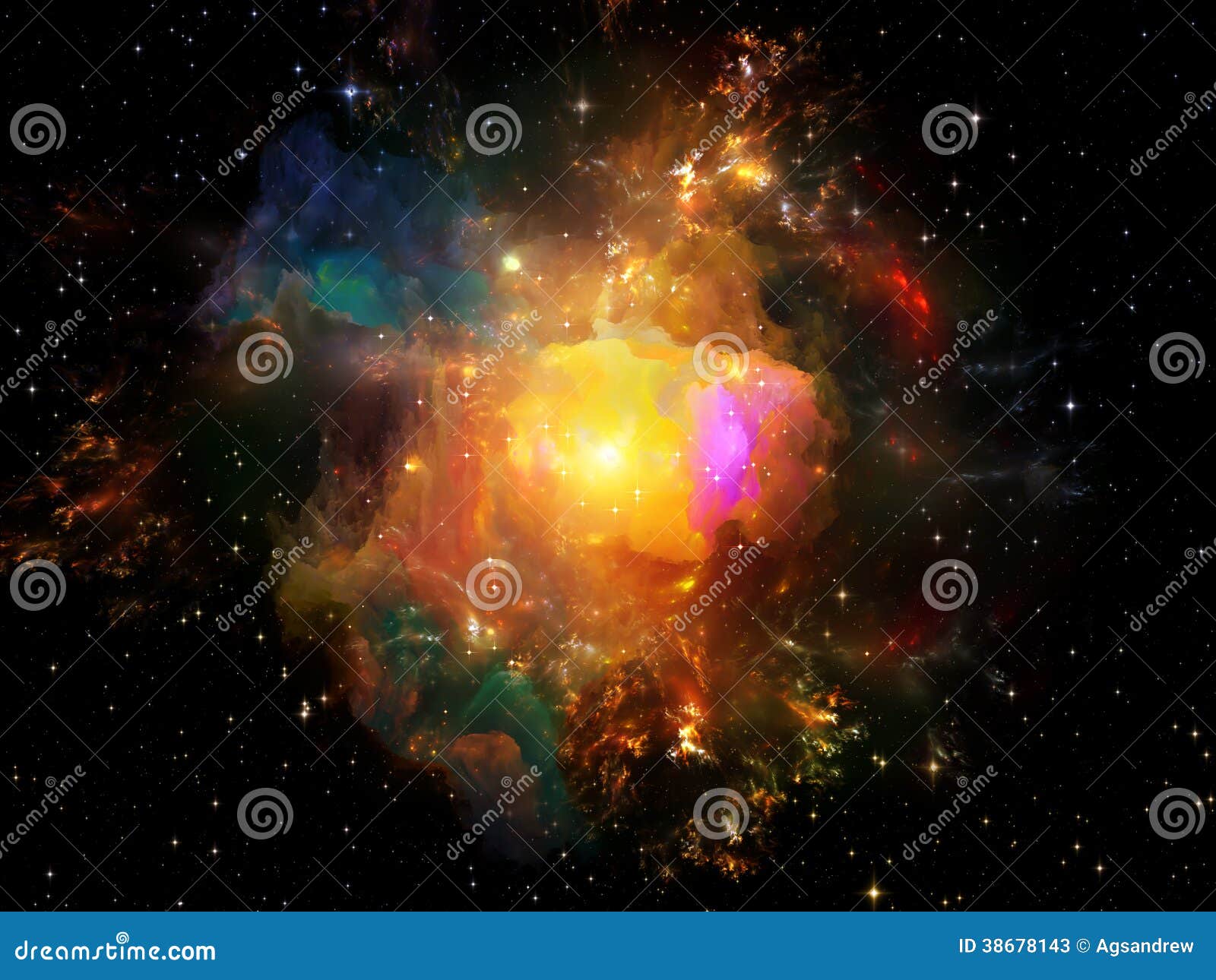 Space Vision stock illustration. Illustration of imagination - 38678143