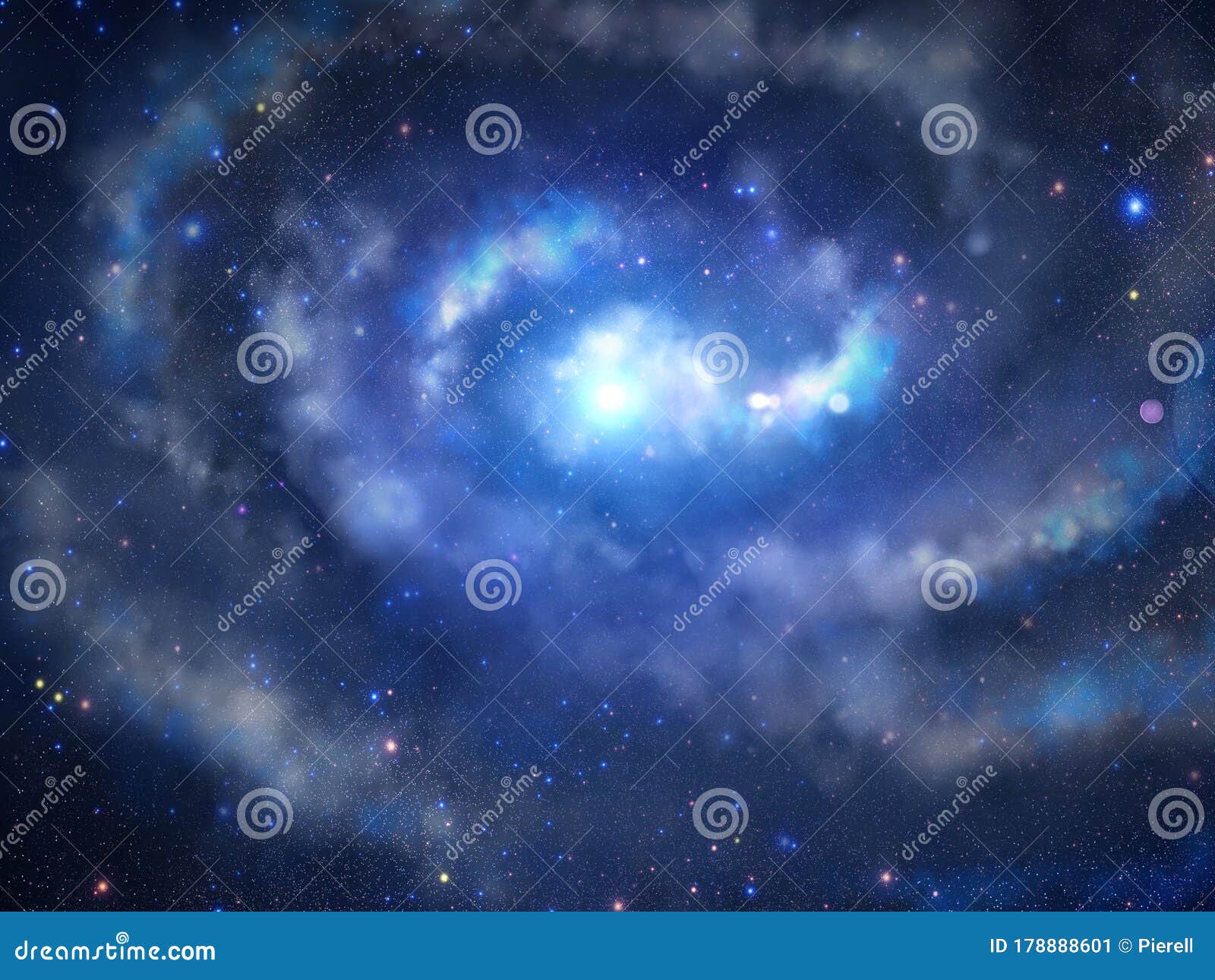 Space Vortex in the Center of the Universe and the Sky with Clouds ...