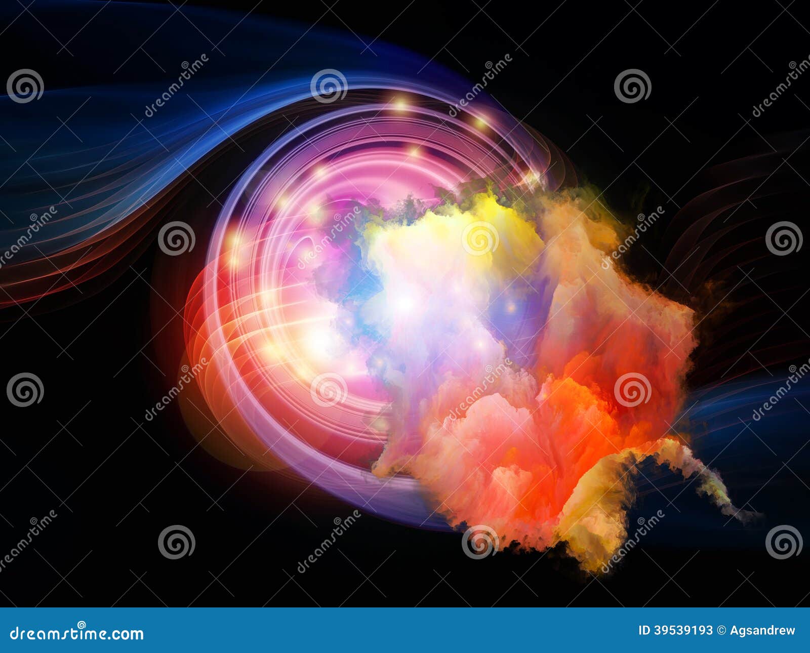 Space Vortex stock illustration. Illustration of ethereal - 39539193