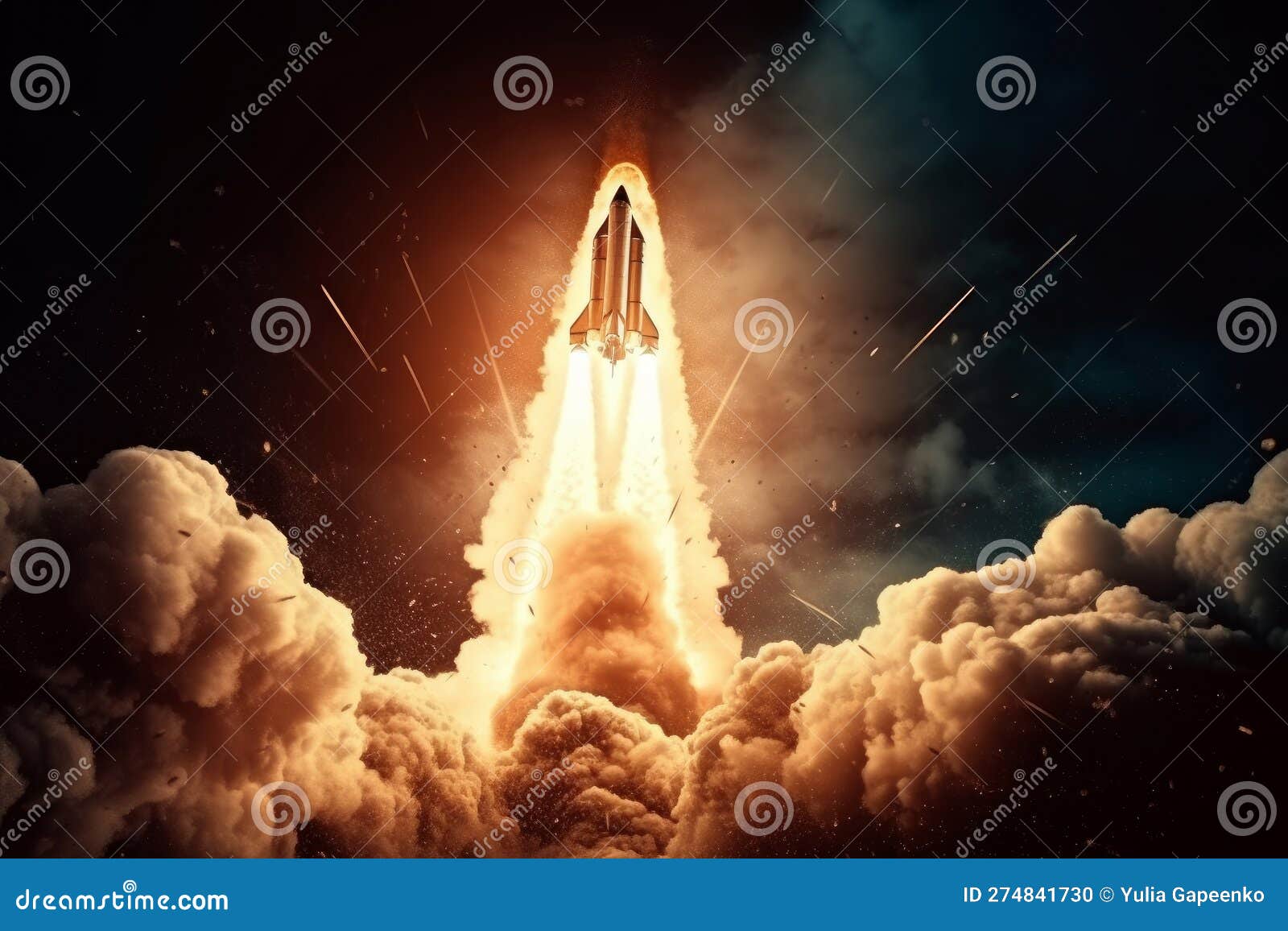 Space Wallpaper Rocket Launch Explosion with Fire Exploding ...