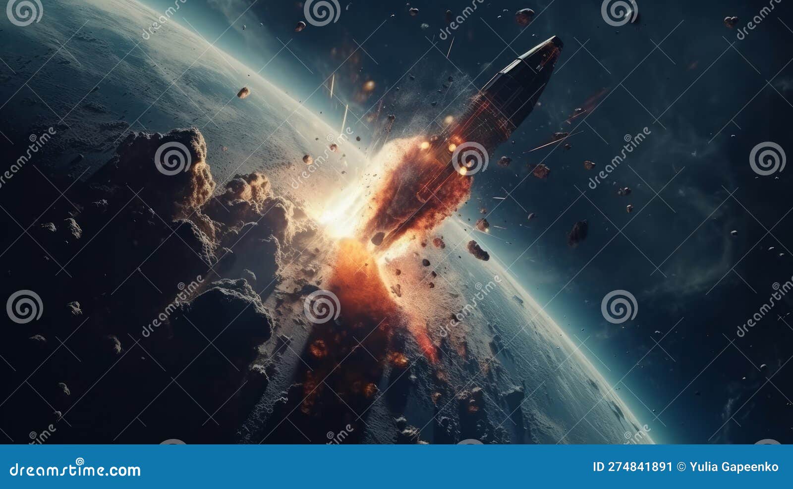 Space Wallpaper Rocket Launch Explosion with Fire Exploding ...