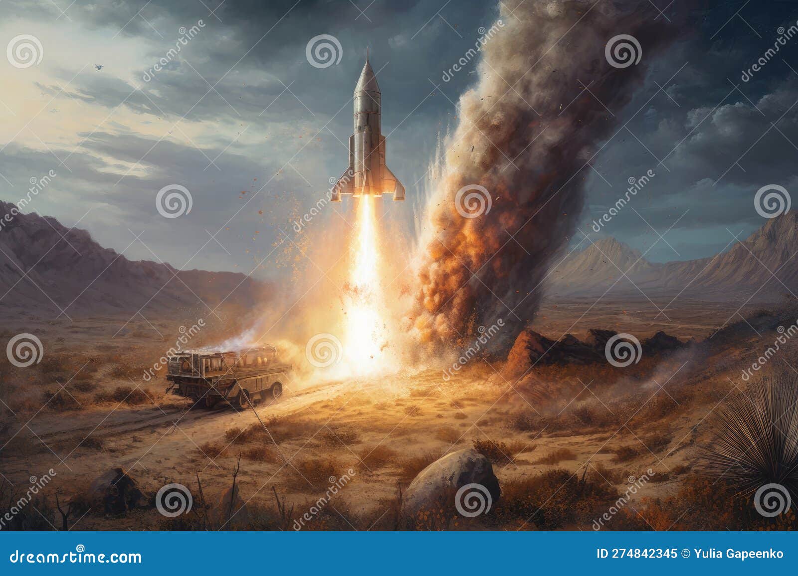 Space Wallpaper Rocket Launch Explosion with Fire Exploding ...