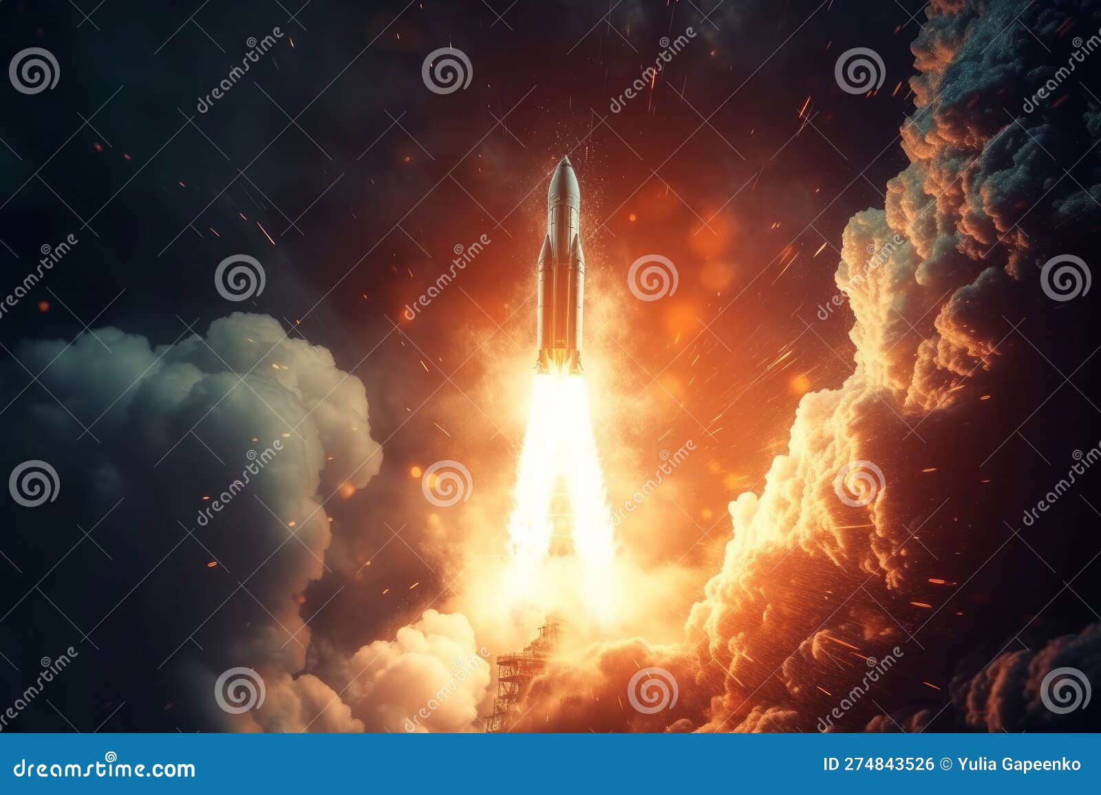Space Wallpaper Rocket Launch Explosion with Fire Exploding ...