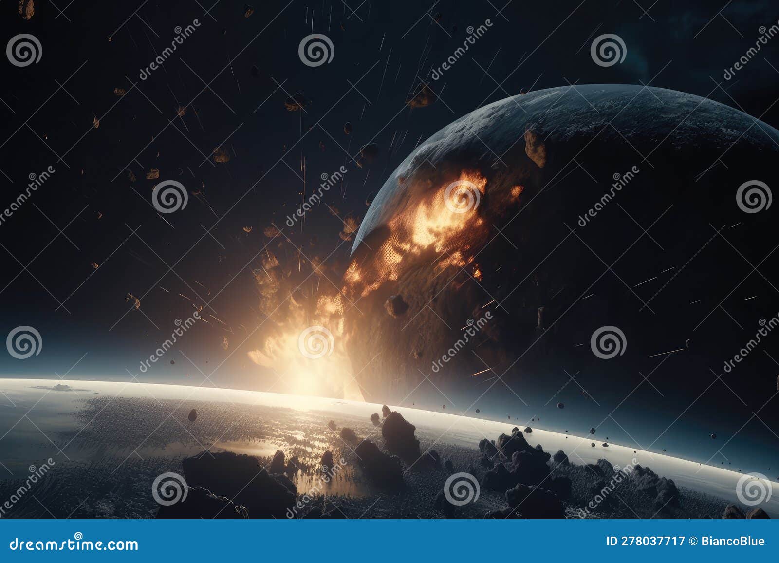 Space War Human and Alien in Outer Space for Star Colony Stock ...