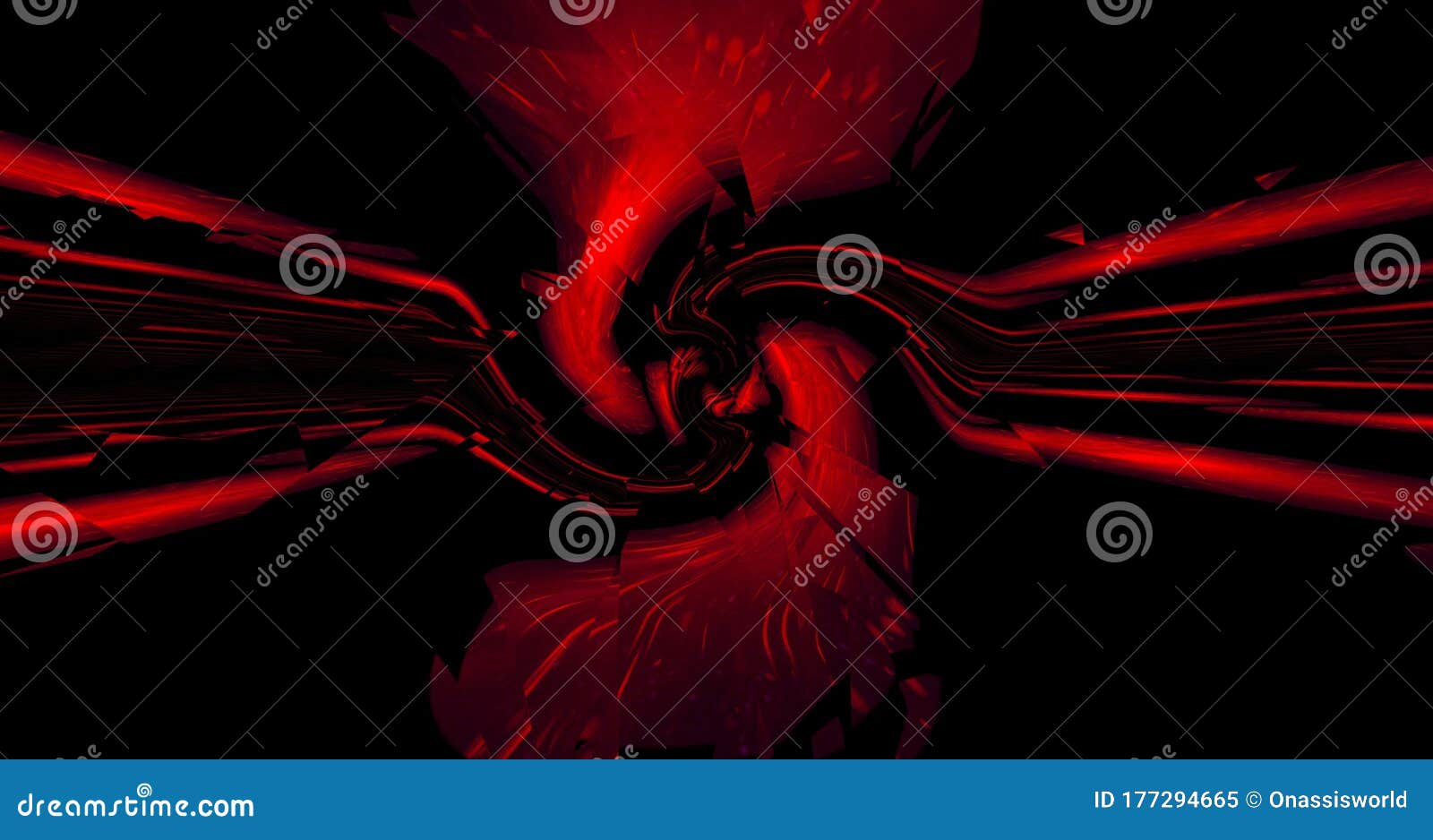 Red Warp Abstract Stock Photo | CartoonDealer.com #1303500