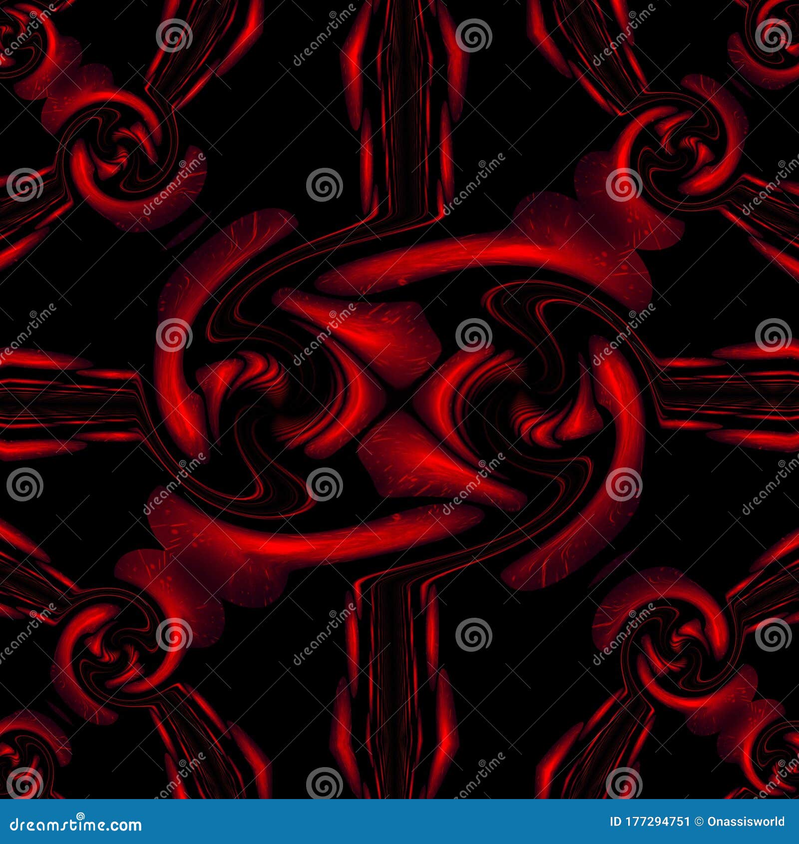 Red Warp Abstract Stock Photo | CartoonDealer.com #1303500