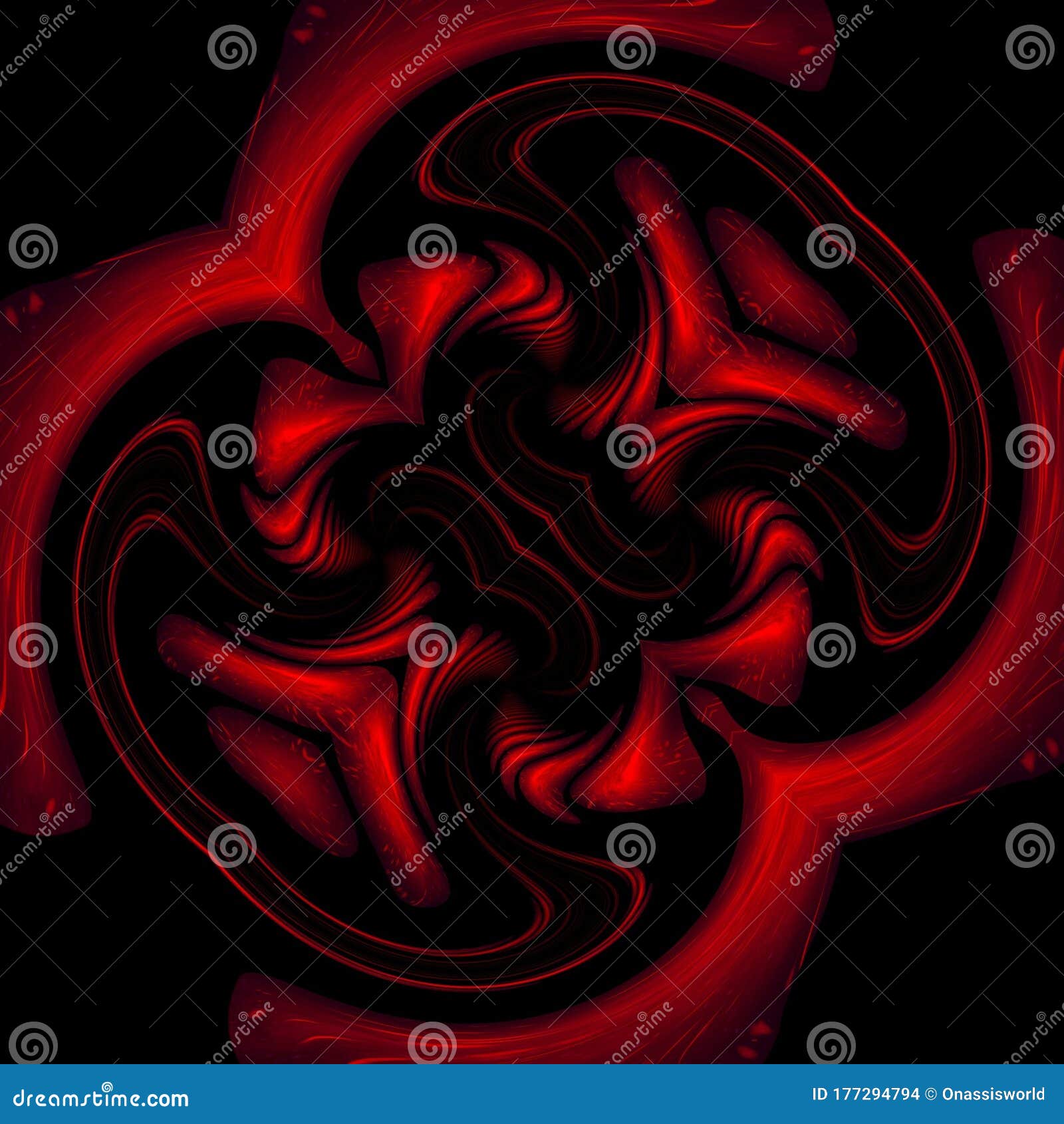 Space Warp Abstract Web Background Stock Illustration - Illustration of ...