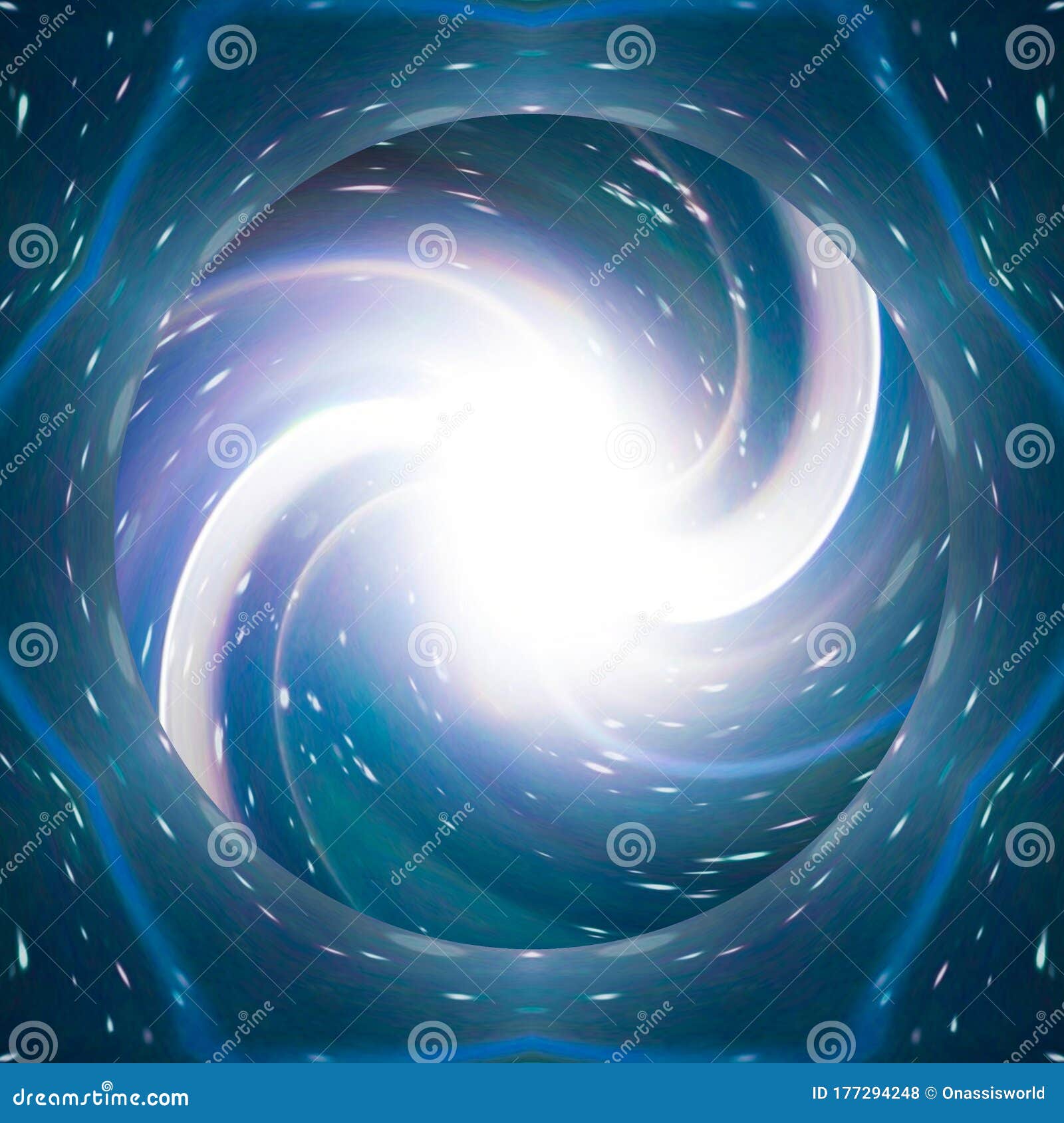 Space Warp Abstract Web Background Stock Illustration - Illustration of ...