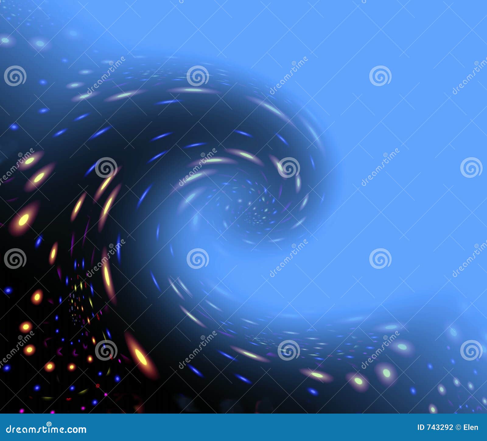 Space wave. stock illustration. Illustration of element - 743292