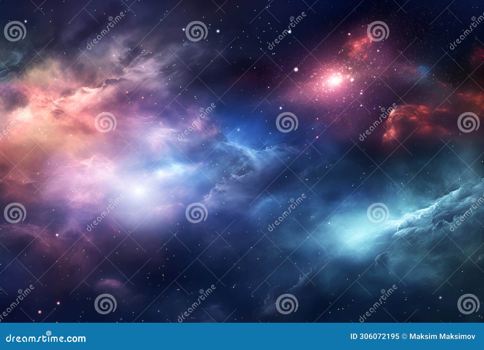 Space Wonders: Deep Space Backgrounds with Spinning Galaxies and ...