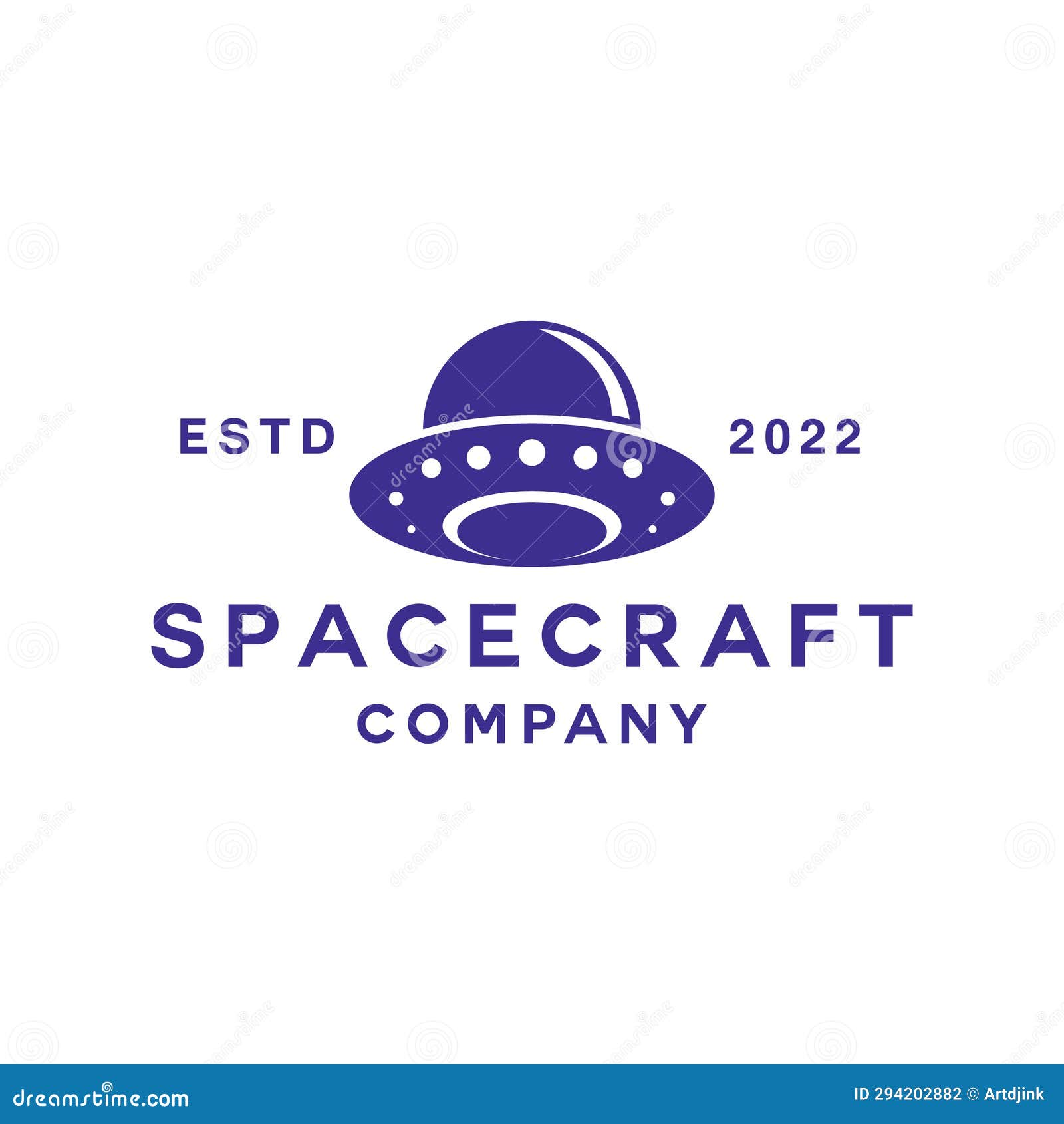 Spacecraft Logo Vector Design Emblem Stock Vector - Illustration of ...