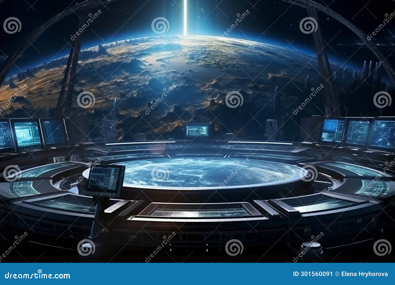 Spacecraft or Satellite Exploring Distant Realms of the Cosmos, Space ...