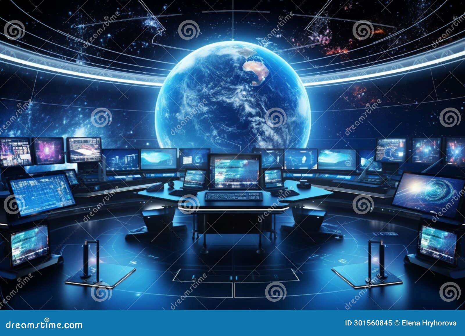 Spacecraft or Satellite Exploring Distant Realms of the Cosmos, Space ...