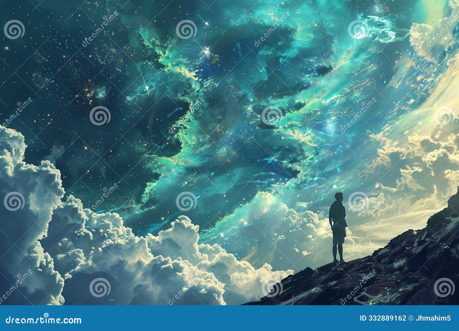 Sentient Nebula That Looks Like A Neural Network, Its Shapes And ...