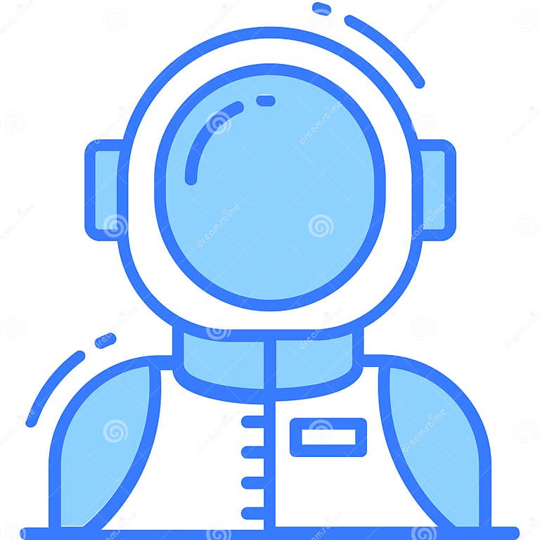 Spaceman Icon, Single Avatar Vector Illustration Stock Vector ...