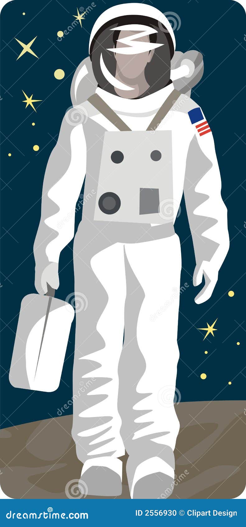 Spaceman Illustration Series Stock Illustration - Illustration of ...