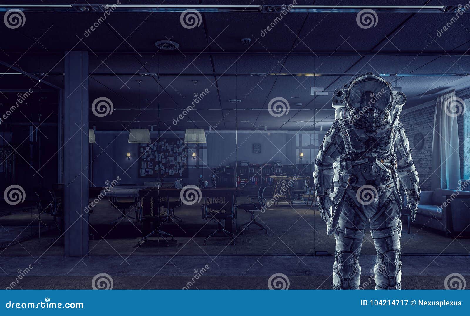Space Suit Design. Mixed Media Stock Image - Image of spaceman ...