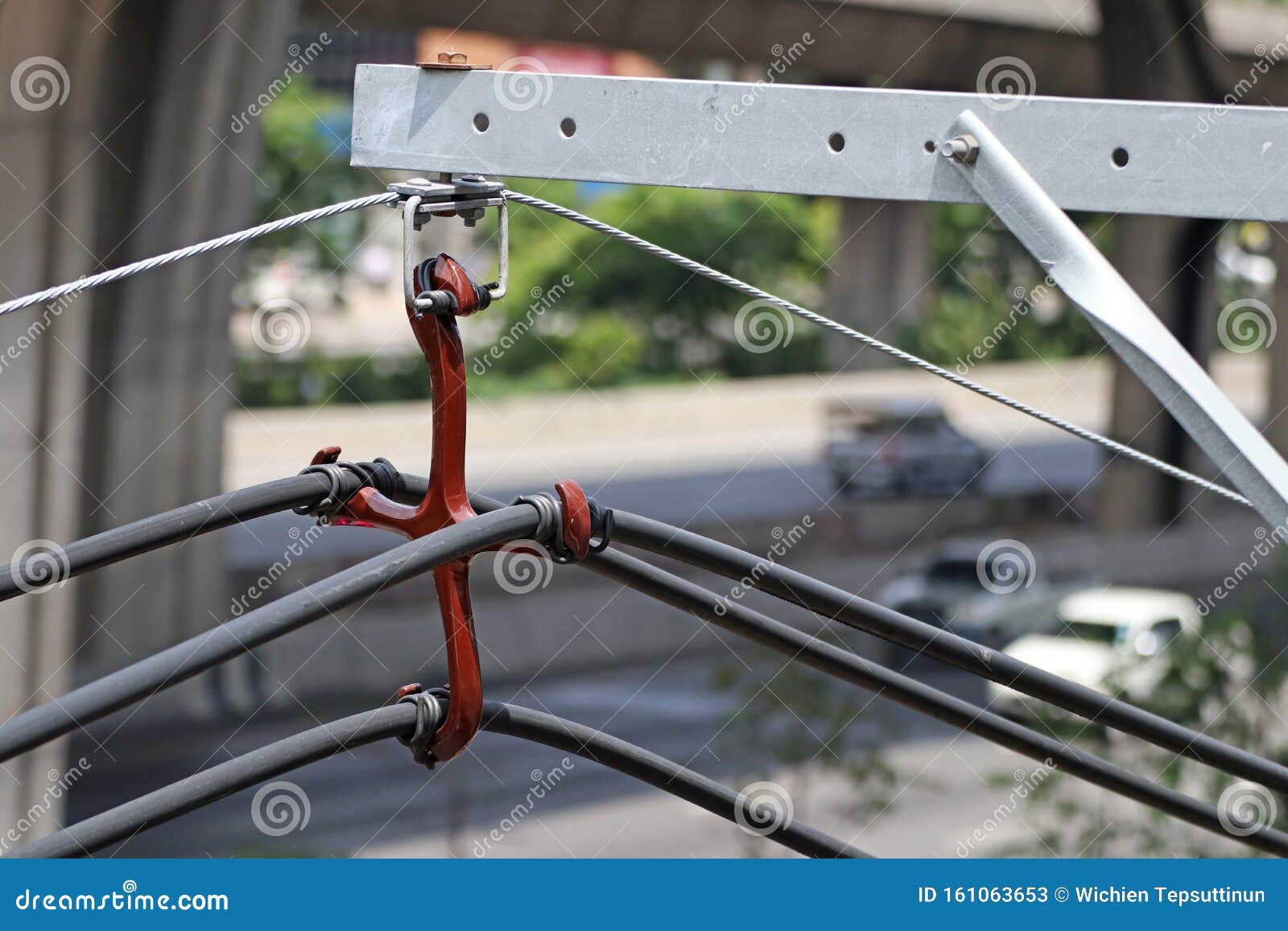 Spacer for Overhead High Voltage Cable Stock Image - Image of conductor, devices: 161063653