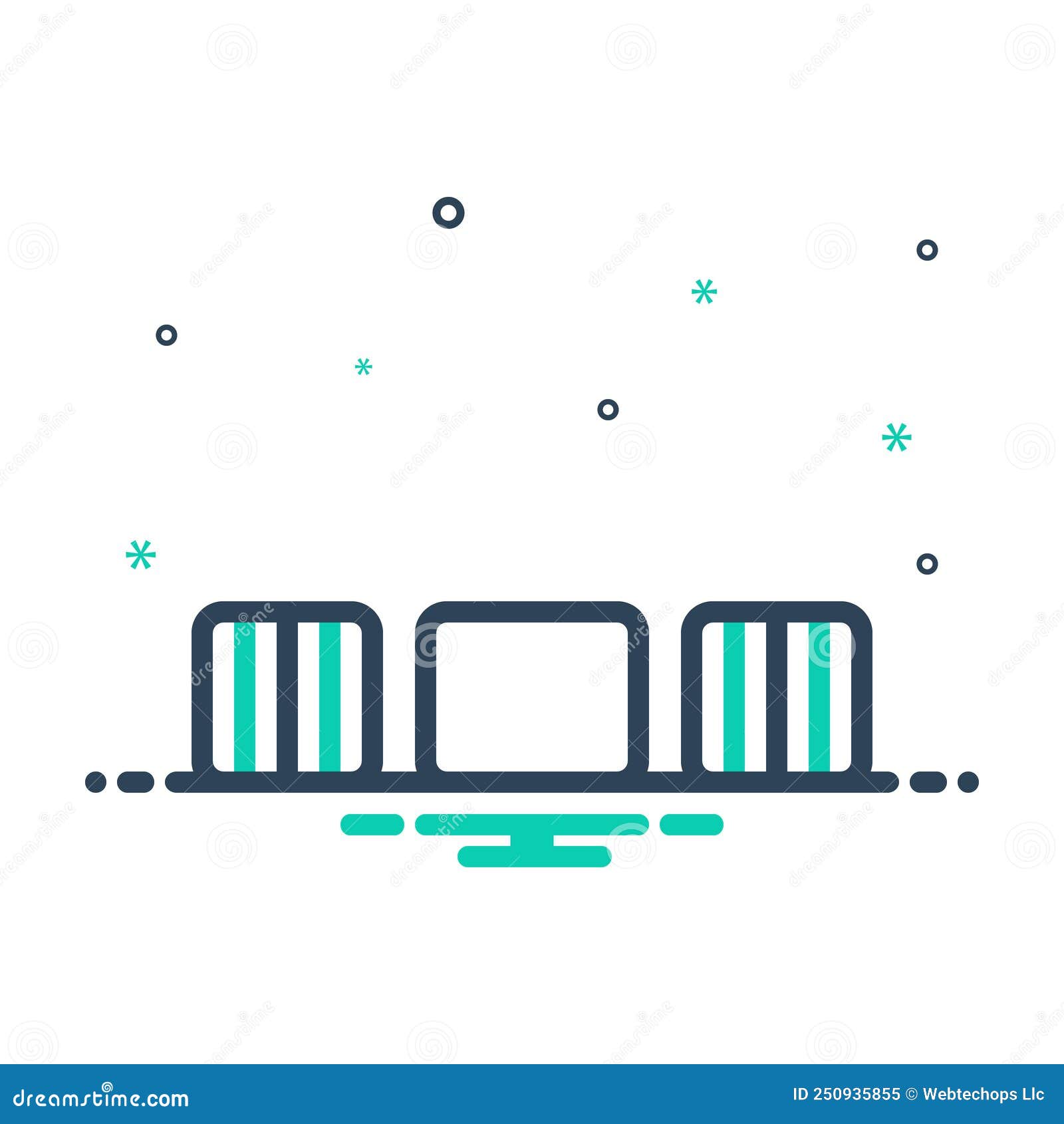 Mix Icon for Spaces, Place and Stead Stock Vector - Illustration of ...