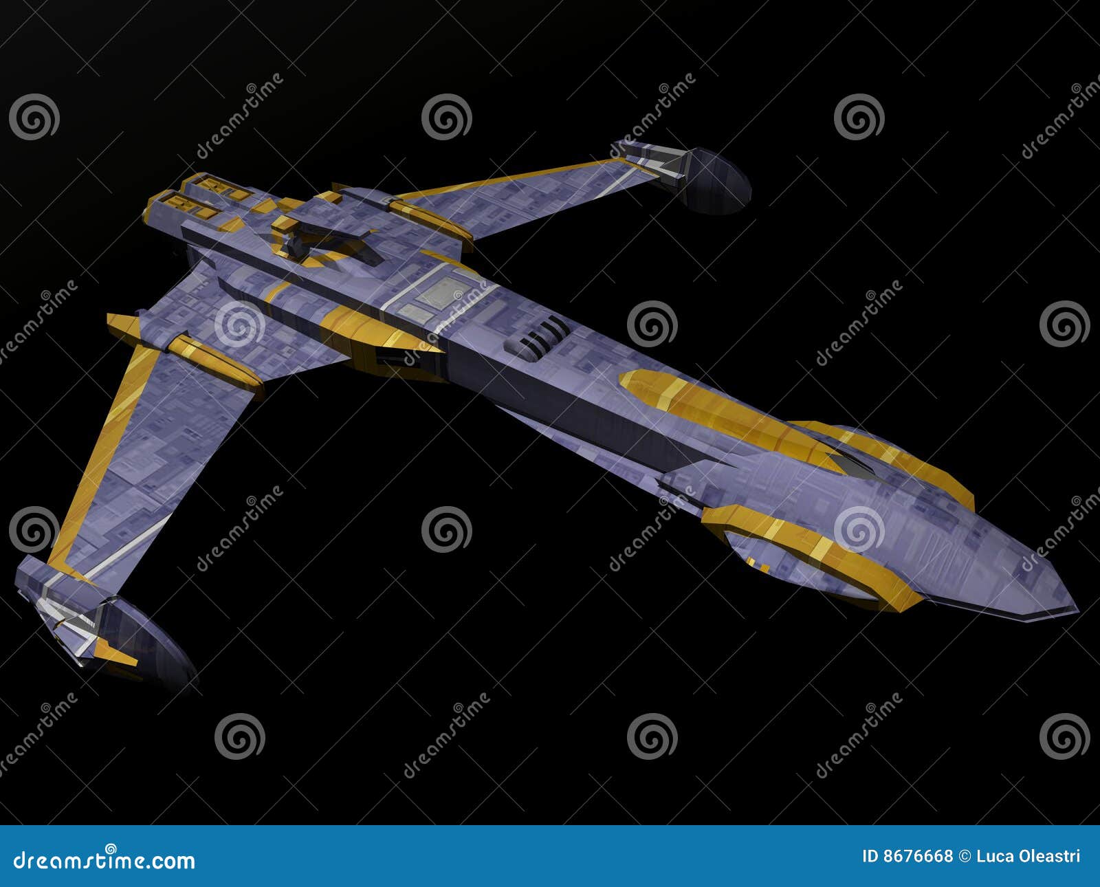 Spaceship Royalty Free Stock Photos - Image: 8676668