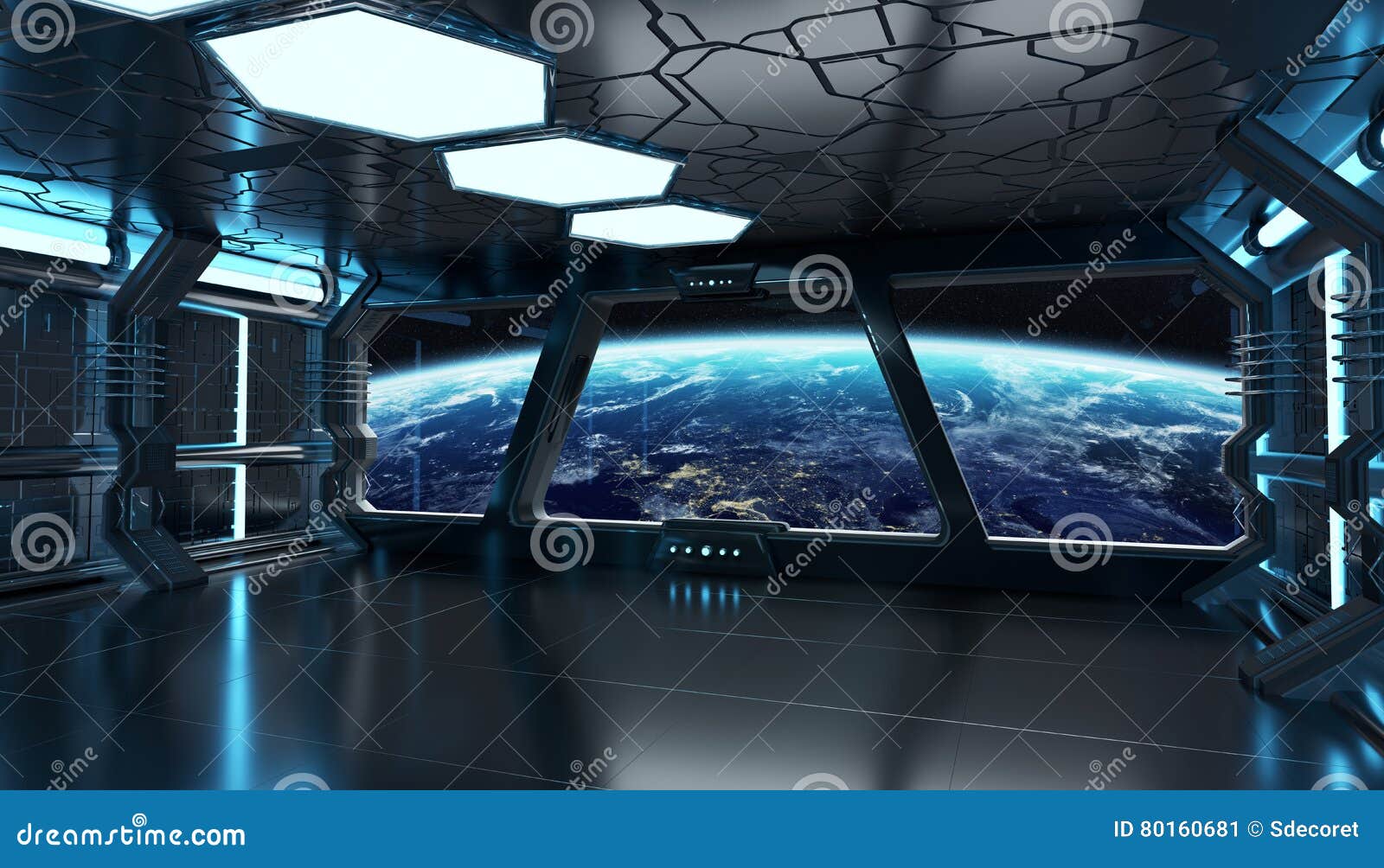 Blue Spaceship Body (Seamless Texture) Stock Photo | CartoonDealer.com ...