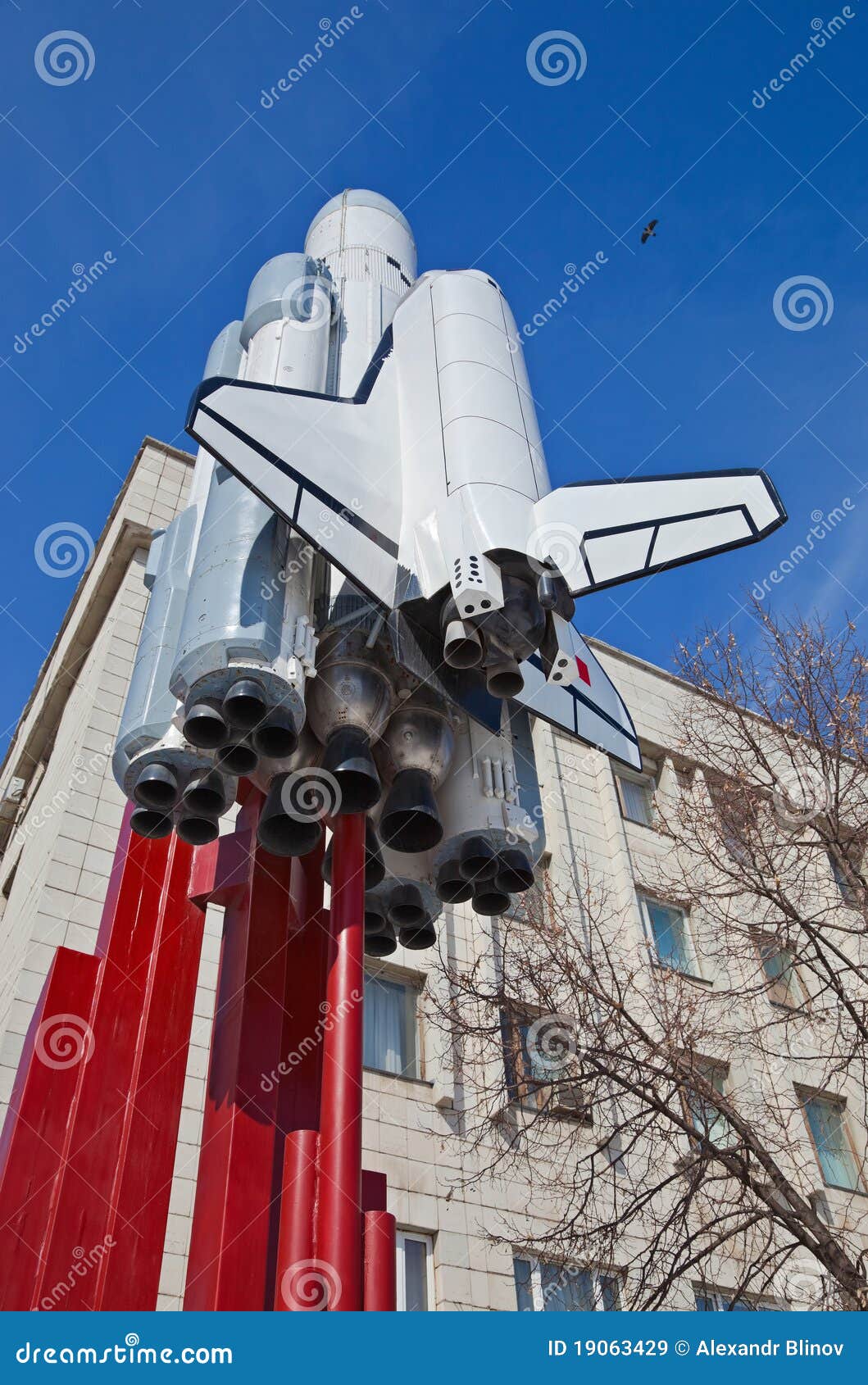 Spaceship Buran in Samara, Russia Stock Image - Image of ussr ...