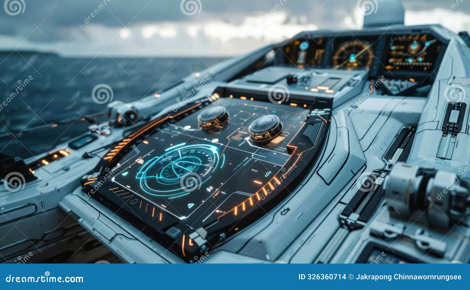 Spaceship Cockpit Control Panel Stock Photo - Image of seat, cockpit ...